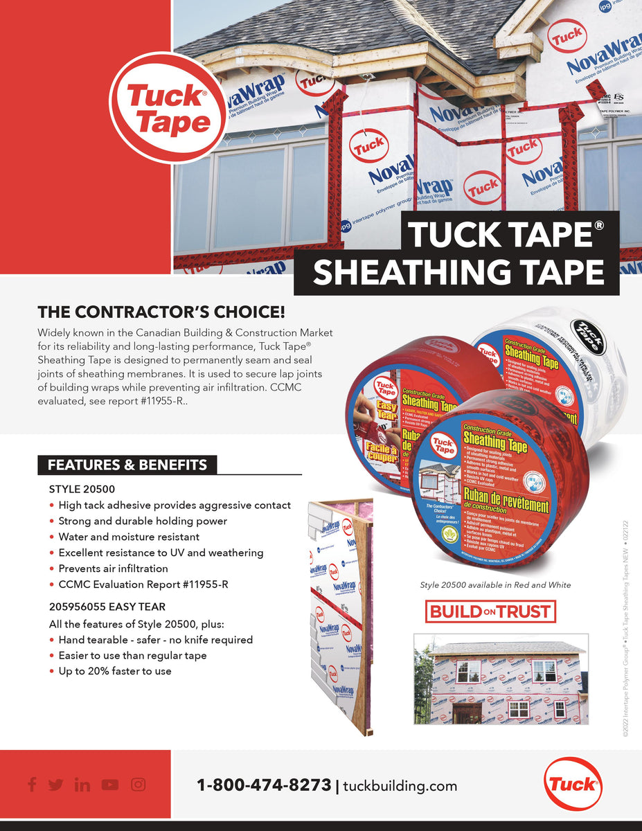 Red Sheathing Tape – Advantage Box Company Limited