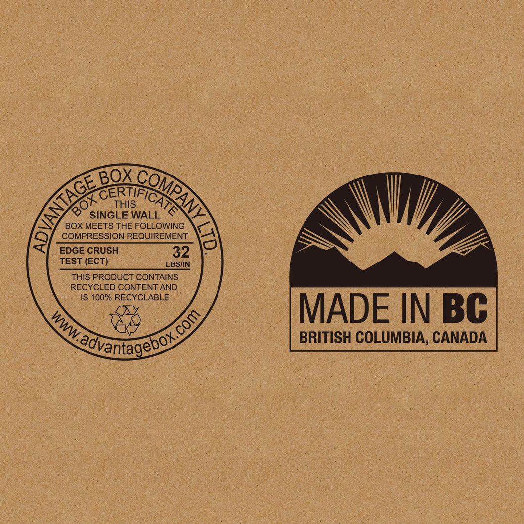 1.5 Cube Box PARTS BOX / Kraft – Advantage Box Company Limited