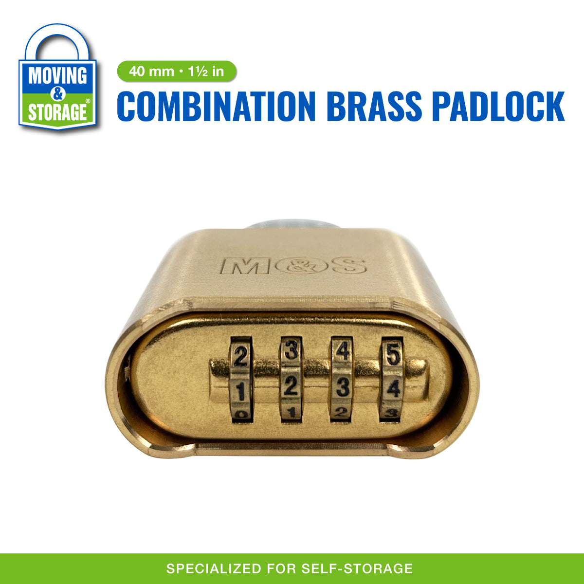 Combination Brass Padlock - 2" – Advantage Box Company Limited