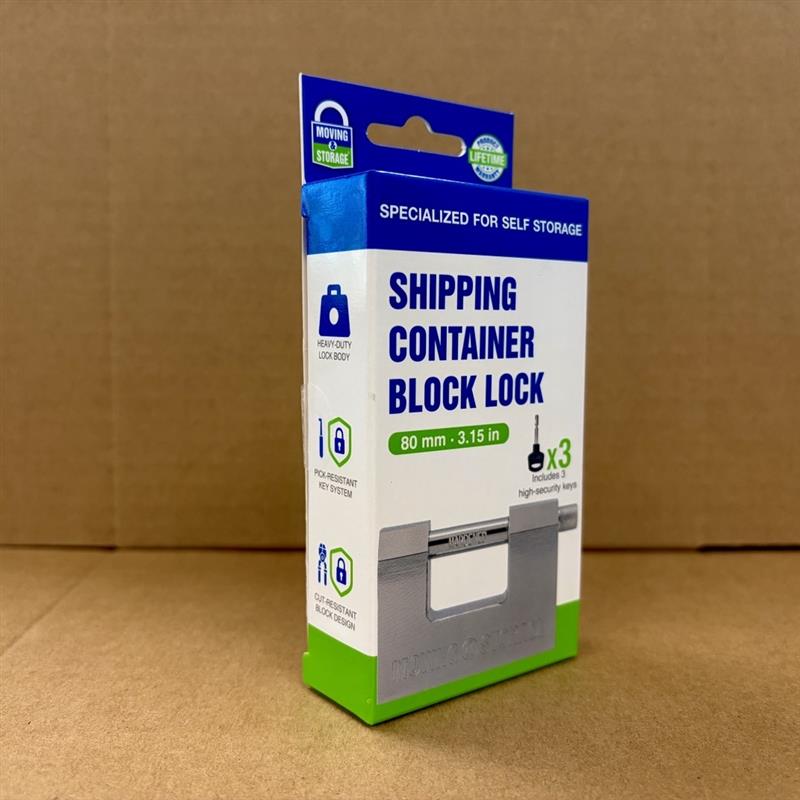 Shipping Container Block Lock - 80mm – Advantage Box Company Limited
