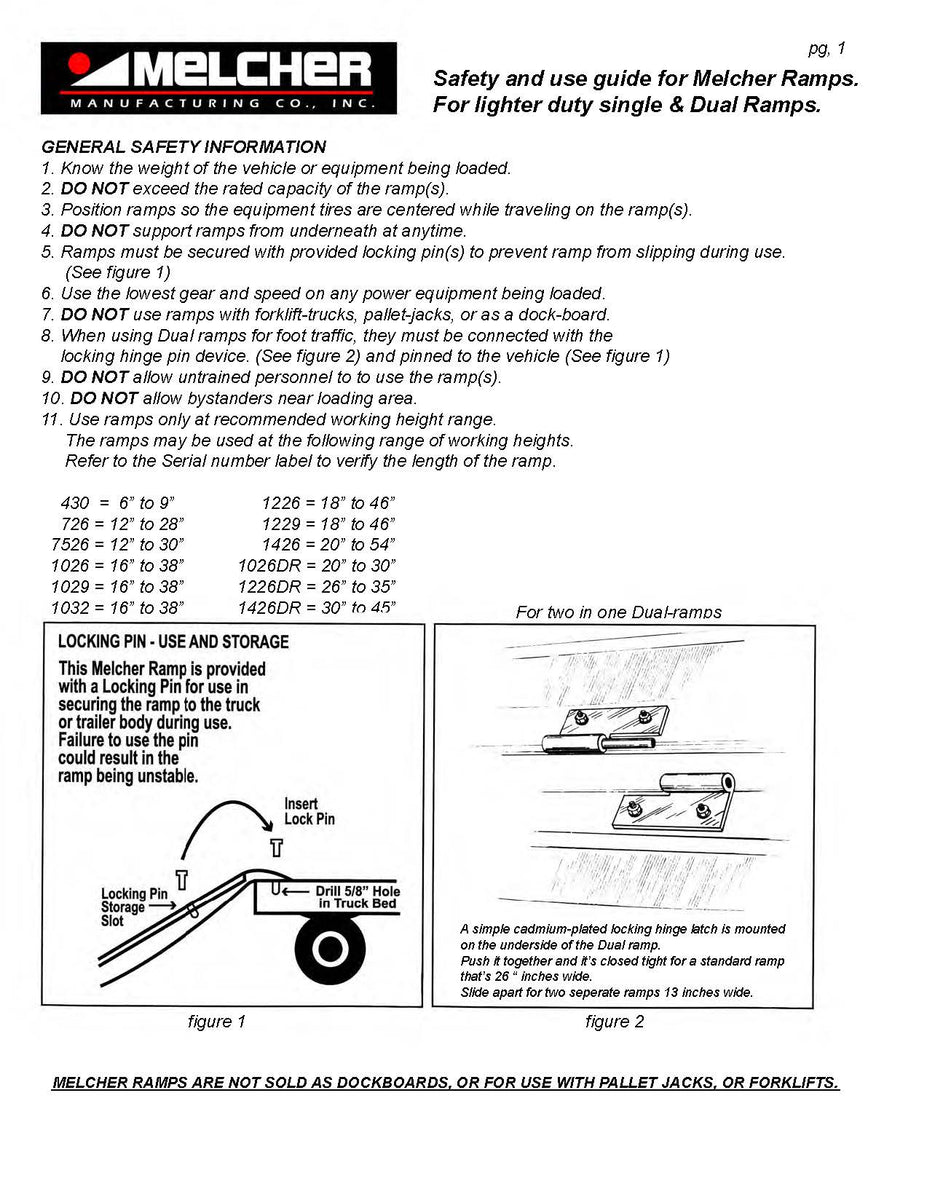Dual Ramps - 1,500 lbs – Advantage Box Company Limited
