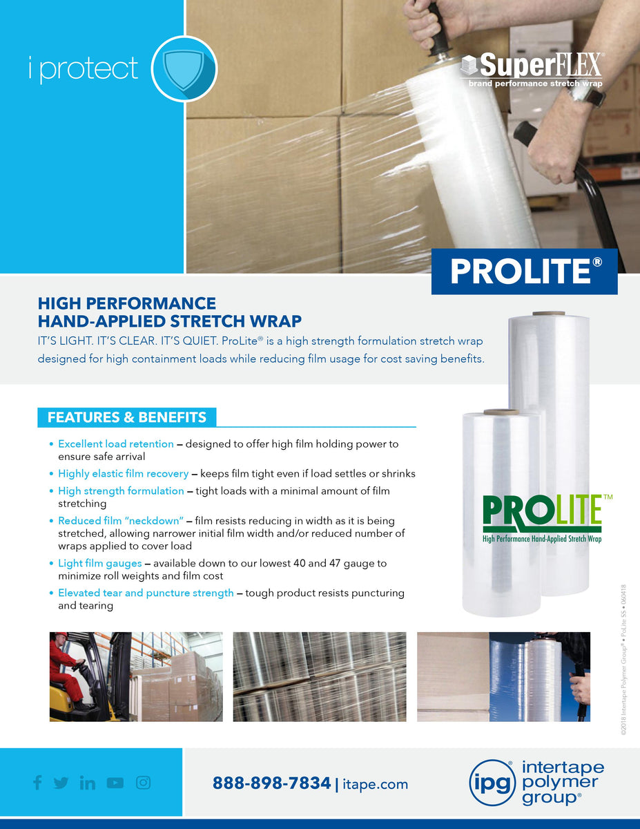 13" x 1500' Stretch Hand Wrap – Advantage Box Company Limited