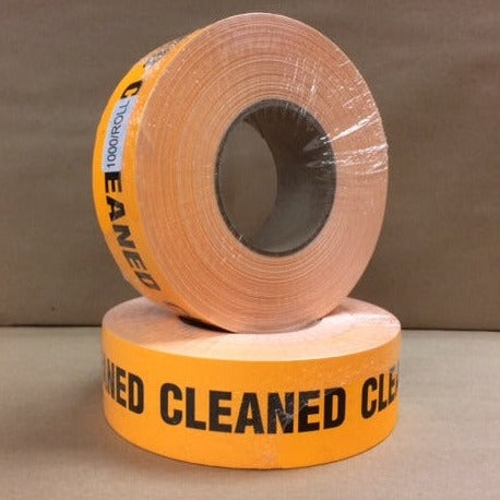 "CLEANED" Labels – Advantage Box Company Limited