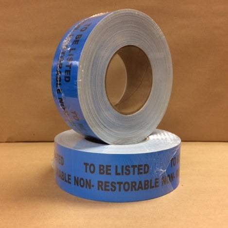 "TO BE LISTED NON-RESTORABLE" Labels – Advantage Box Company Limited