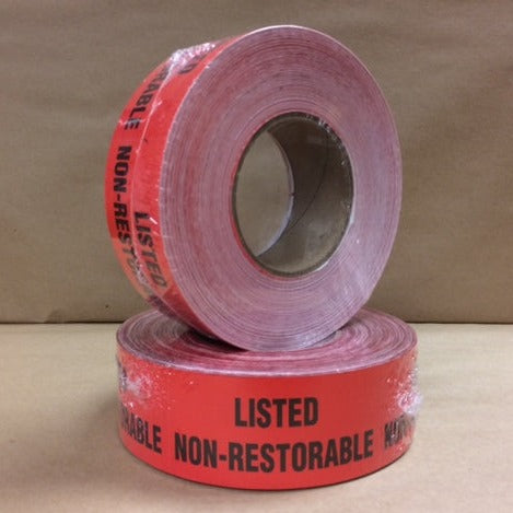 "LISTED NON-RESTORABLE" Labels – Advantage Box Company Limited
