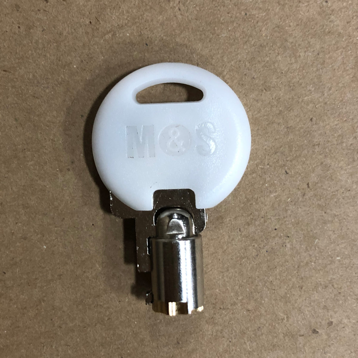 Overlock Key for M&S Self-Locking Cylinder Lock – Advantage Box Company ...