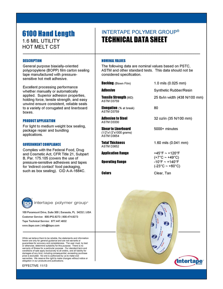 Hot Melt Movers Carton Tape - 100m – Advantage Box Company Limited