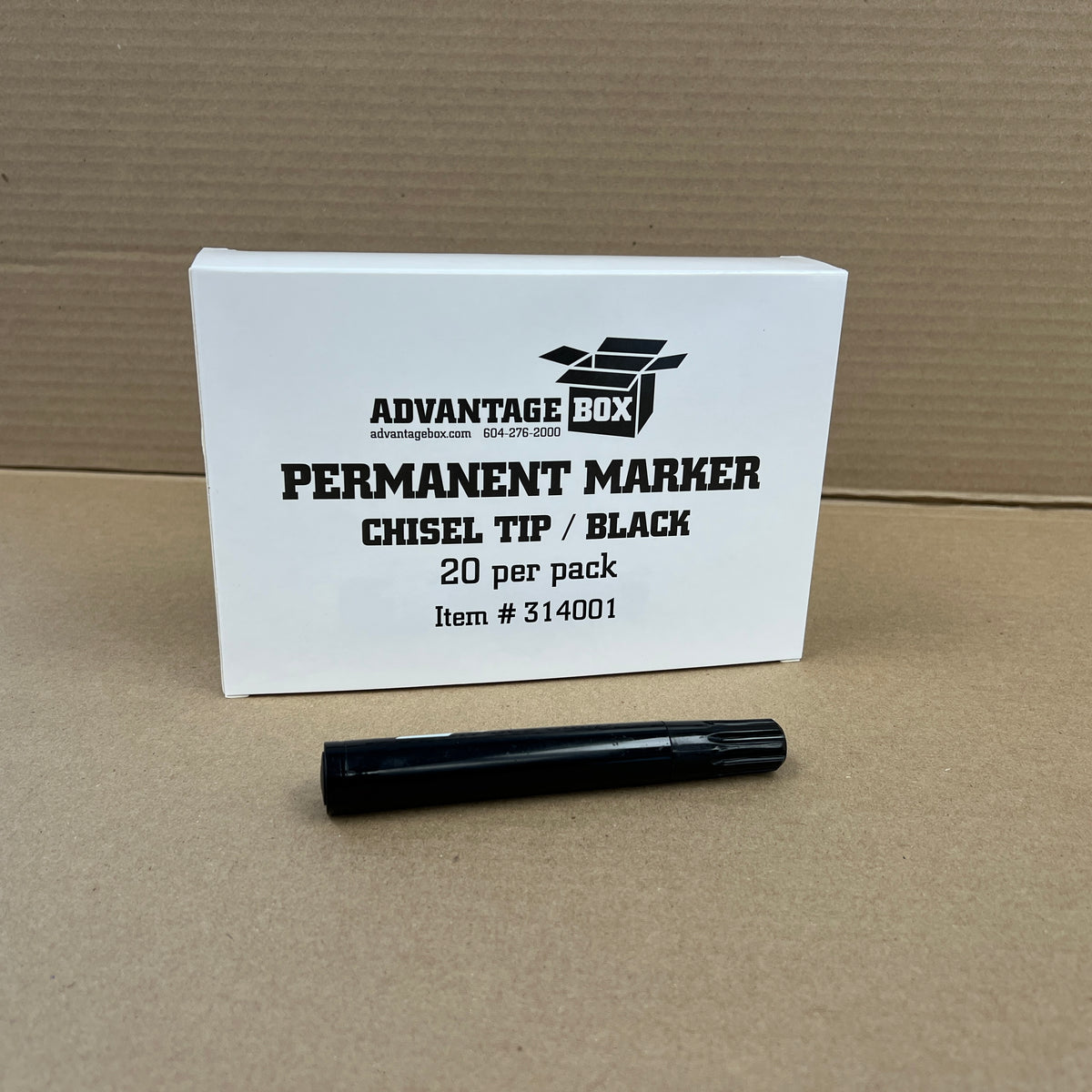 Permanent Black Markers – Advantage Box Company Limited